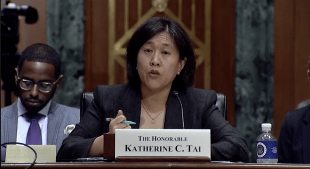 Katherine Tai Hammered in Hearings on Free Trade, Market Access ...